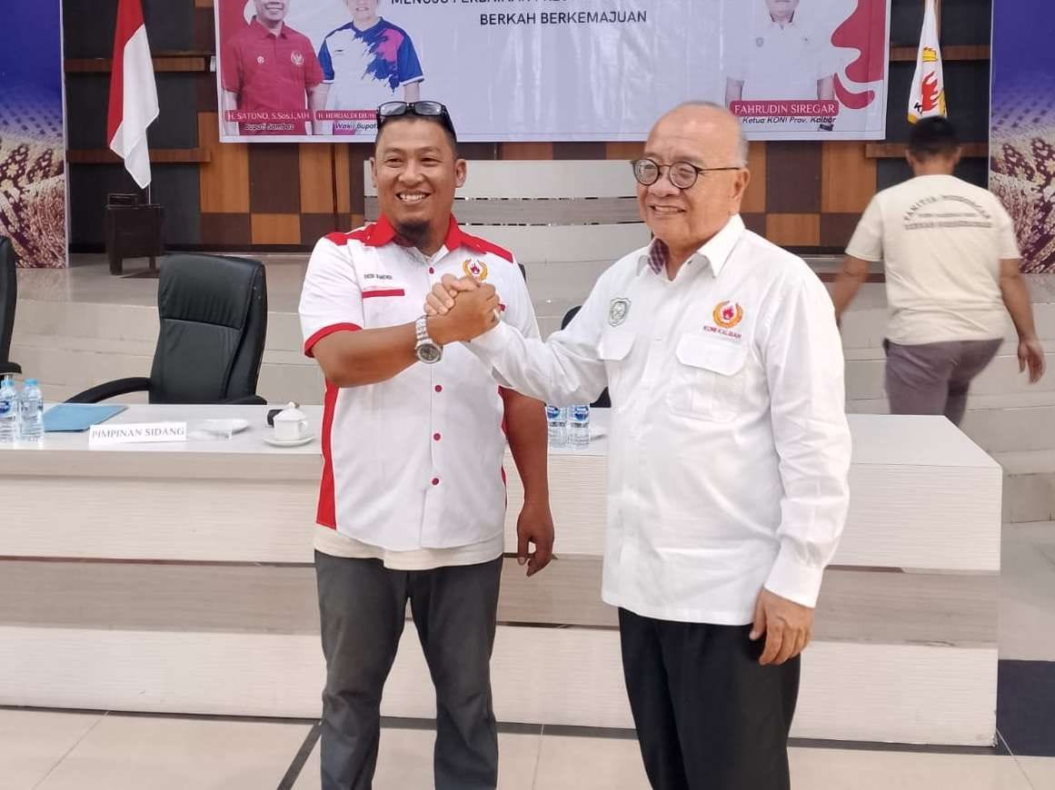 Dedi Suhendi Resmi Menjabat Ketua KONI Sambas Periode 2025–2029 ...